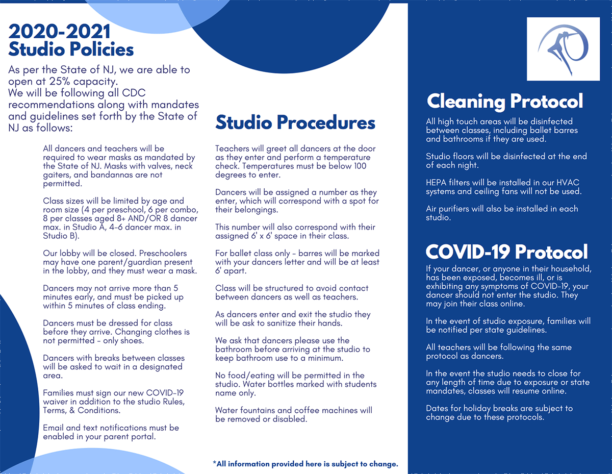 Studio Policies - The Dance Network - Lawrenceville's Dance Studio ...